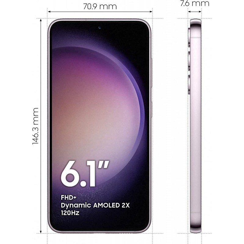 SAMSUNG GALAXY S23 5G - 128 Go - Violet